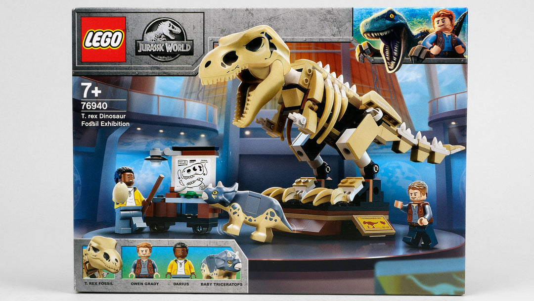 LEGO Jurassic World 76940 T-Rex-Skelett in der Fossilienausstellung ...